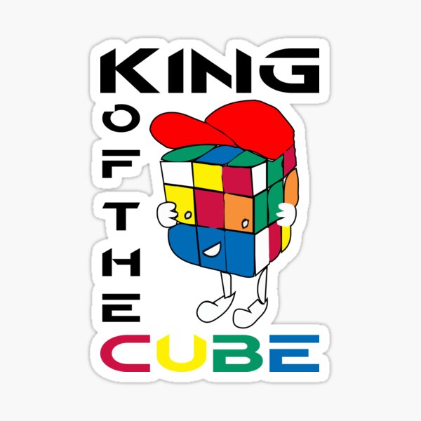 "King Of The Cube Retro Rubiks Cube Unique Art Speed Solving Games ...