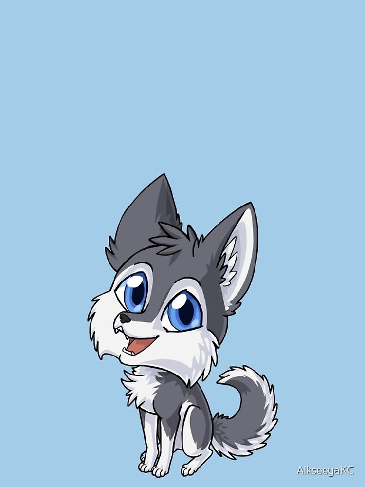 "Chibi Husky" iPhone Case for Sale by AlkseeyaKC | Redbubble