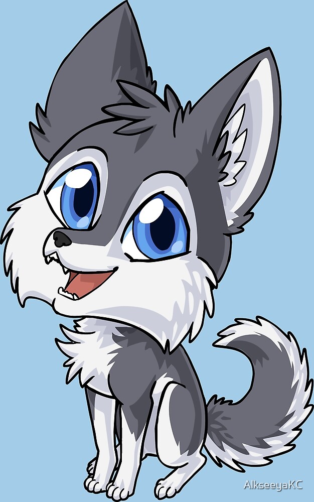 "Chibi Husky" by AlkseeyaKC | Redbubble