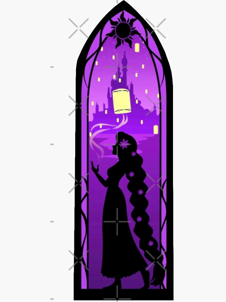 "Tangled" Sticker for Sale by alessandrakan | Redbubble