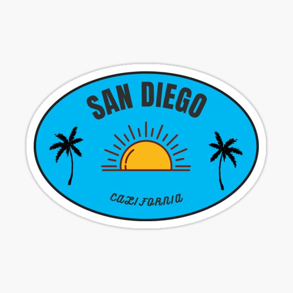 "San Diego Bumper Sticker" Sticker for Sale by Personaluseonly | Redbubble