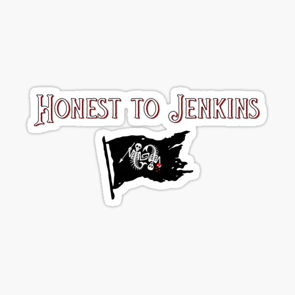 "Honest to Jenkins" Sticker for Sale by OurFlagMerch | Redbubble