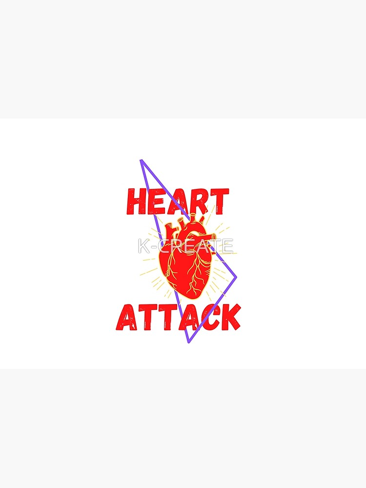 "Heart attack" Poster for Sale by K-CREATE | Redbubble