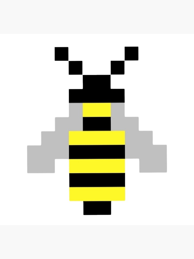 " Pixel art bee" Poster for Sale by Gala-life1 | Redbubble