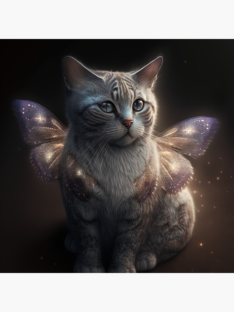 "The Cat Fairies 4 " Sticker for Sale by idreamaboutcats | Redbubble
