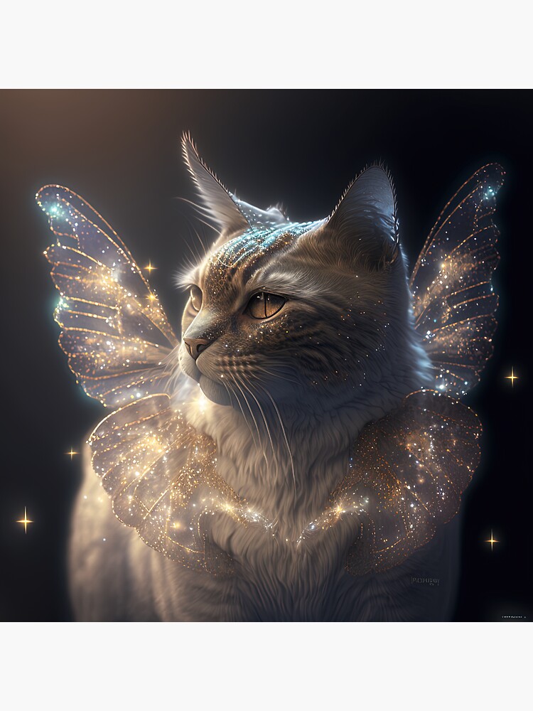 "The Cat Fairies 6 " Sticker for Sale by idreamaboutcats | Redbubble