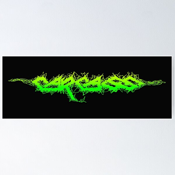 "Carcass Band Logo" Poster for Sale by SuperDankStore | Redbubble