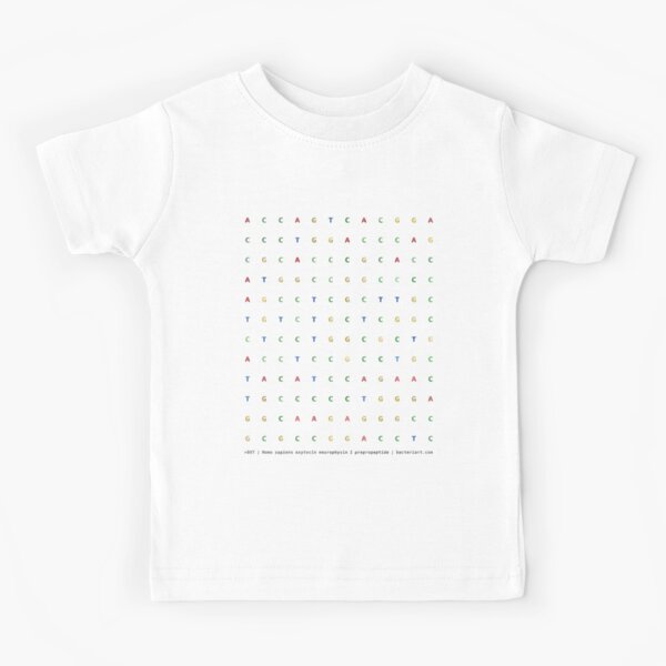 "DNA Sequence Colorful Gene ATGC RNA" Kids T-Shirt for Sale by ...