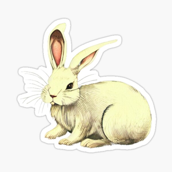 "Just A Girl Who Loves Cute and Fluffy White American Bunny Rabbit ...