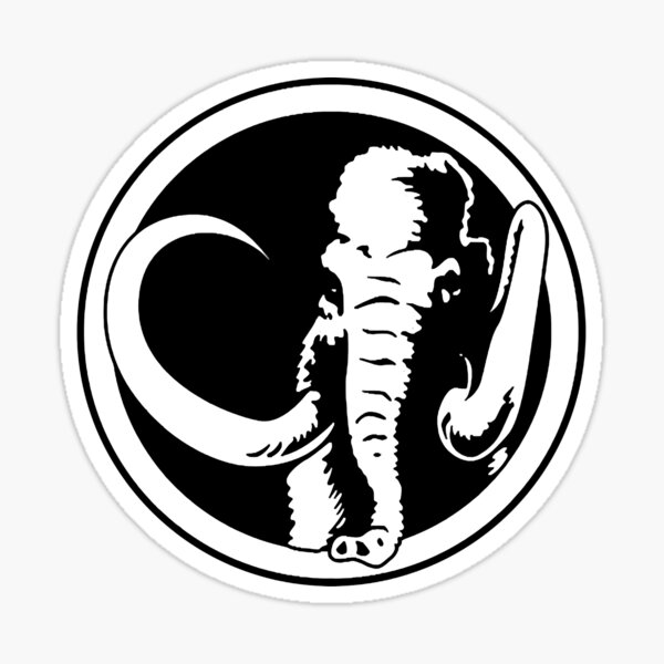 "Mastodon Dinozord Coin" Sticker for Sale by zenonmangaj | Redbubble