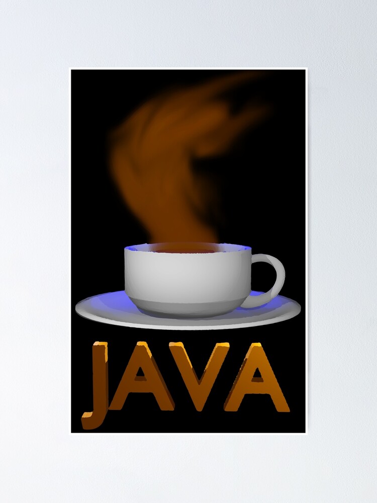 "3D Java Logo" Poster for Sale by skoolsarecool | Redbubble