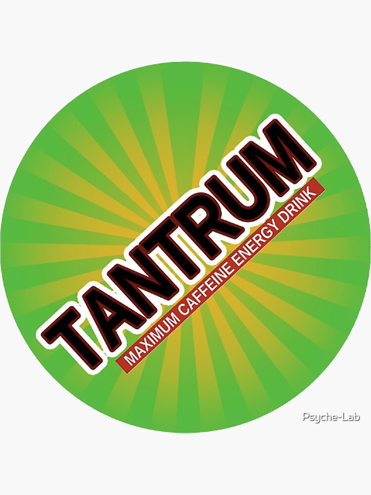 "Tantrum Logo" Sticker for Sale by Psyche-Lab | Redbubble