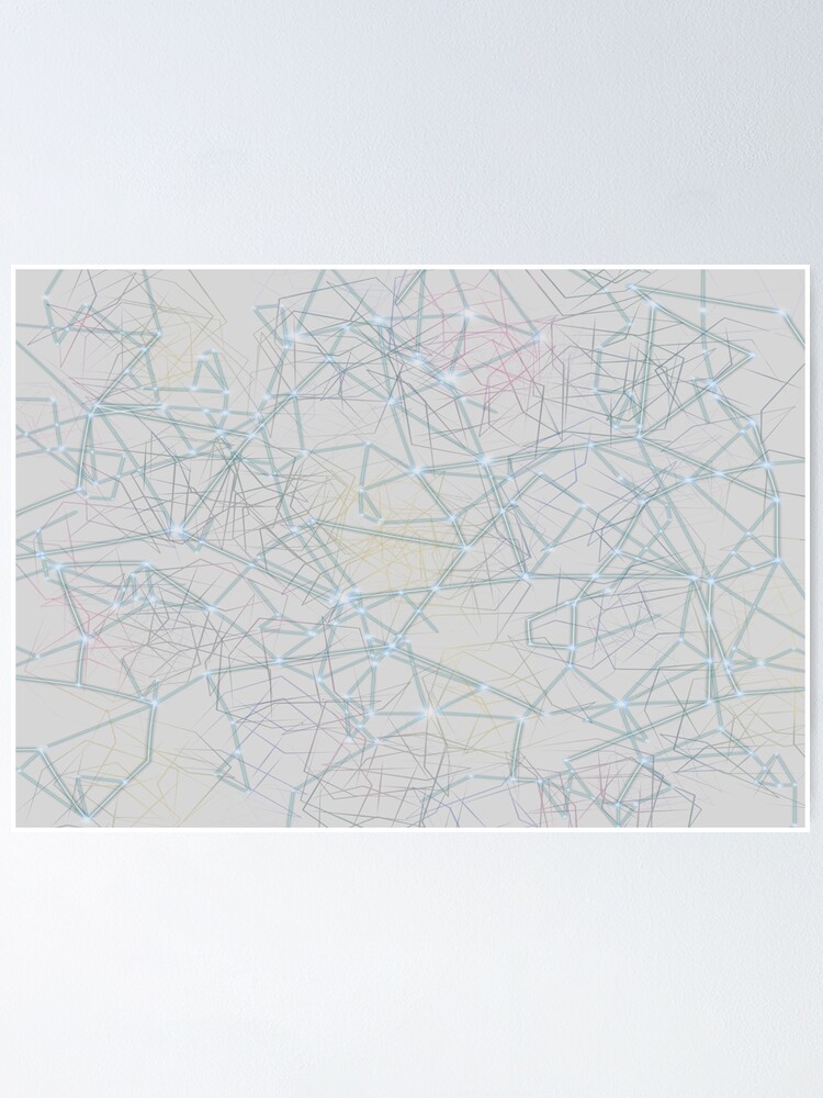 "Constellation maze " Poster for Sale by UgaMaru | Redbubble