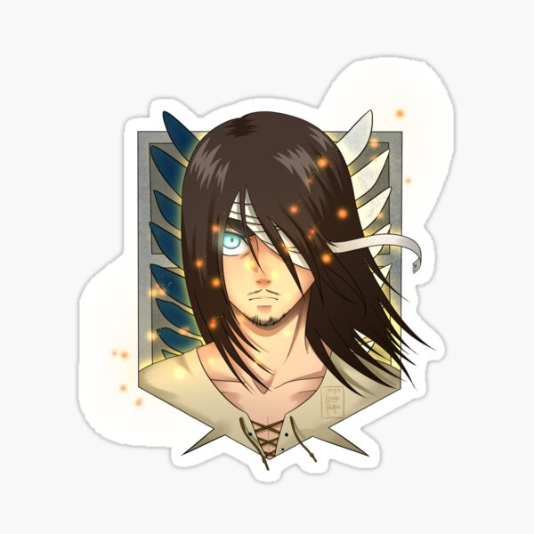 "Eren Yeager" Sticker for Sale by Kakarot02 | Redbubble