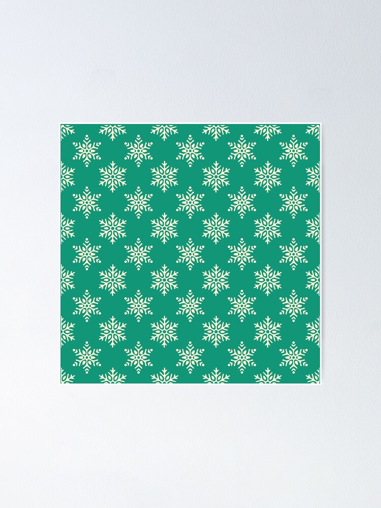 "Snow Flakes" Poster for Sale by PatternsMart | Redbubble