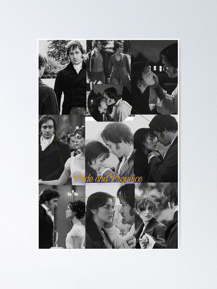 "Mr Darcy and Elizabeth" Poster for Sale by AESTHETICMEN | Redbubble