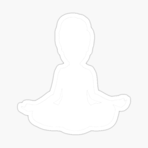 "Monks Logo WHITE" Sticker for Sale by monknige | Redbubble