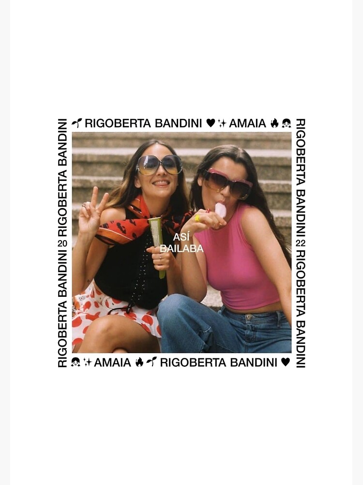 "RIGOBERTA BANDINI, AMAIA - THAT'S HOW HE DANCED" Poster for Sale by ...
