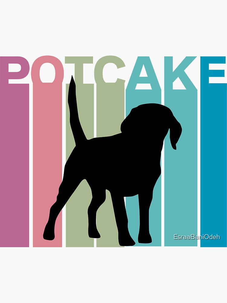 "Potcake Dog for potcake Lover Dad Mom" Sticker for Sale by ...