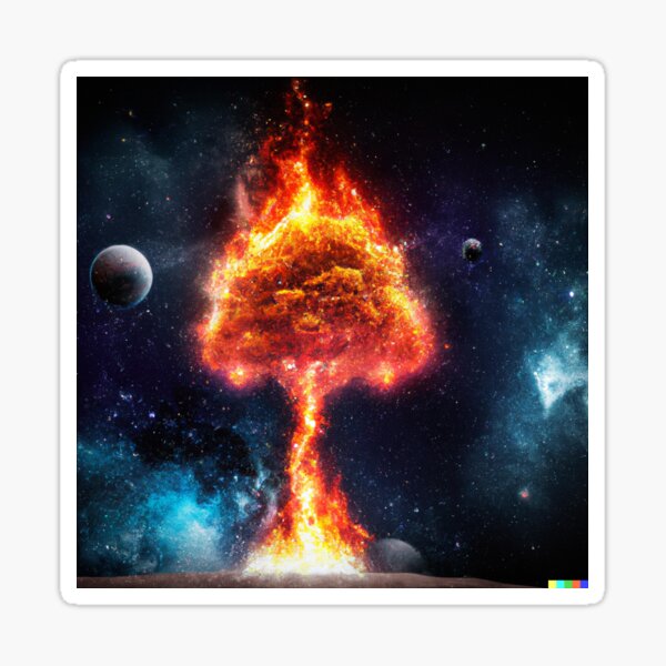 "Tree in space " Sticker for Sale by PitFire20 | Redbubble