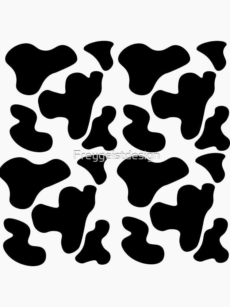 "Cow spot" Sticker for Sale by Freygeistdesign | Redbubble