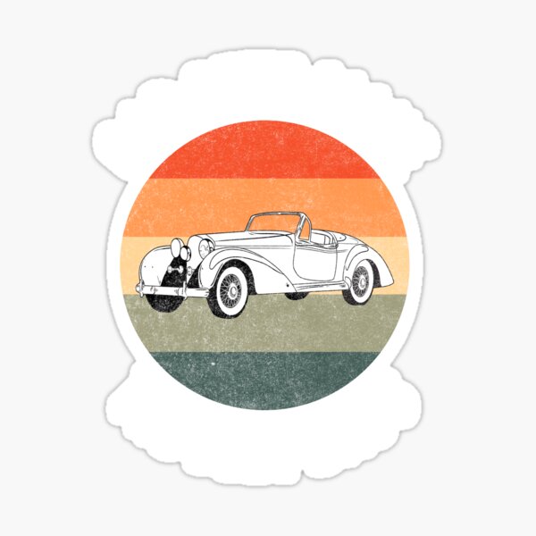 "Car Guys Make The Best Dads Classic Car Dad Old Vehicle" Sticker for ...