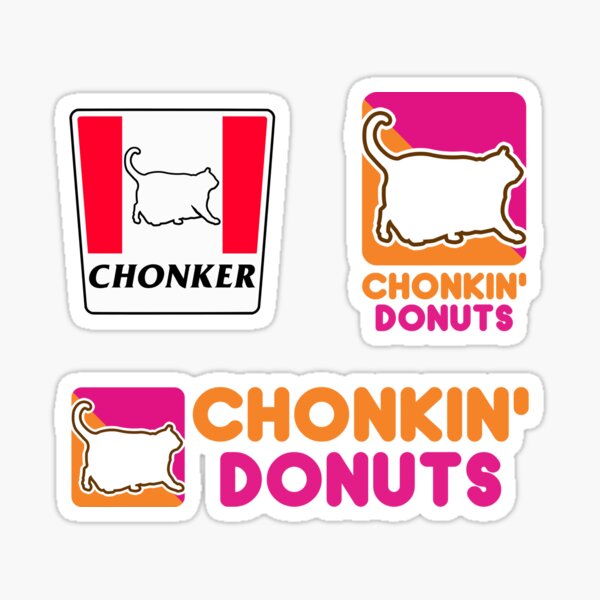 "Chonk / Oh Lawd He Comin' Pack" Sticker for Sale by Aerodin | Redbubble