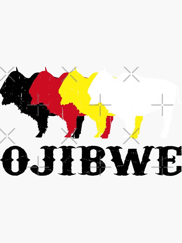 "Ojibwe Nation Native American Indians" Sticker for Sale by ...