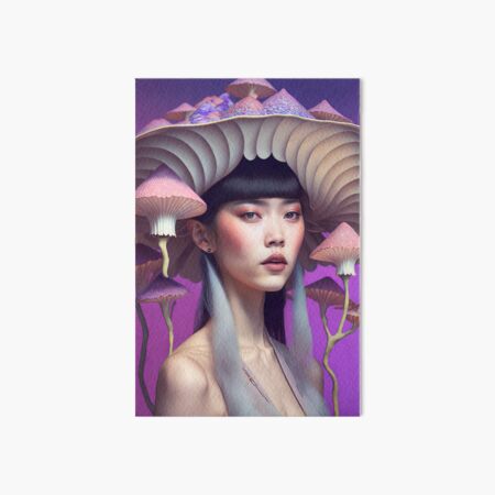 "Futuristic Mushroom Elf | Fungi Series" Art Board Print for Sale by ...