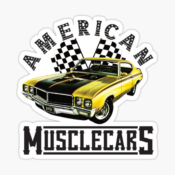 "Muscle Cars Street Machine High Performance Race Car" Sticker for Sale ...