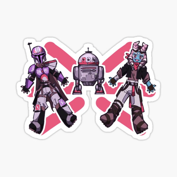 "the silly trio (Vid, Cid & Shosan)" Sticker for Sale by DEVIOUSRODENT ...