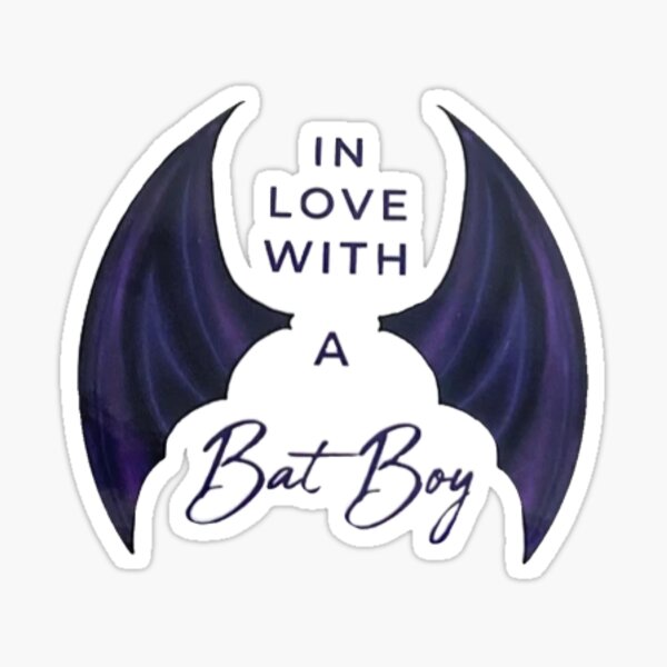 "acotar in love with a bat boy" Sticker for Sale by wishingrain | Redbubble