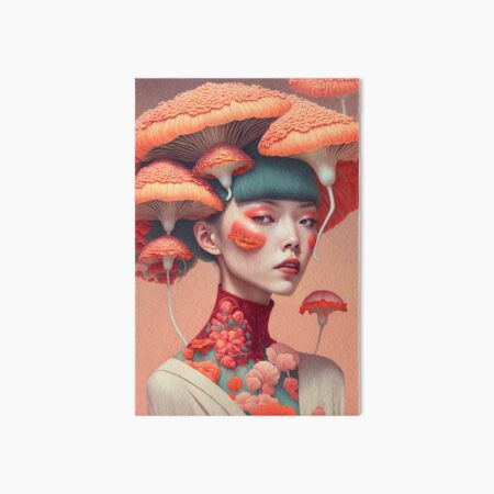 " Futuristic Mushroom Elf | Fungi Series" Art Board Print for Sale by ...