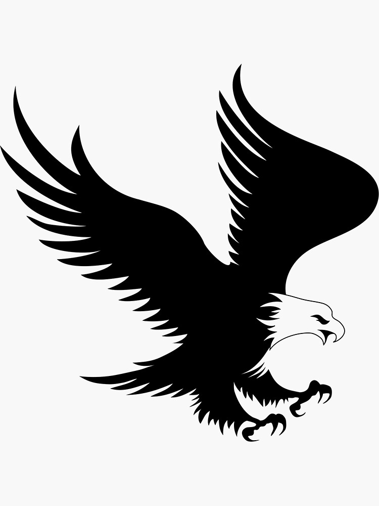 "Flying eagle" Sticker for Sale by Magnum-art | Redbubble