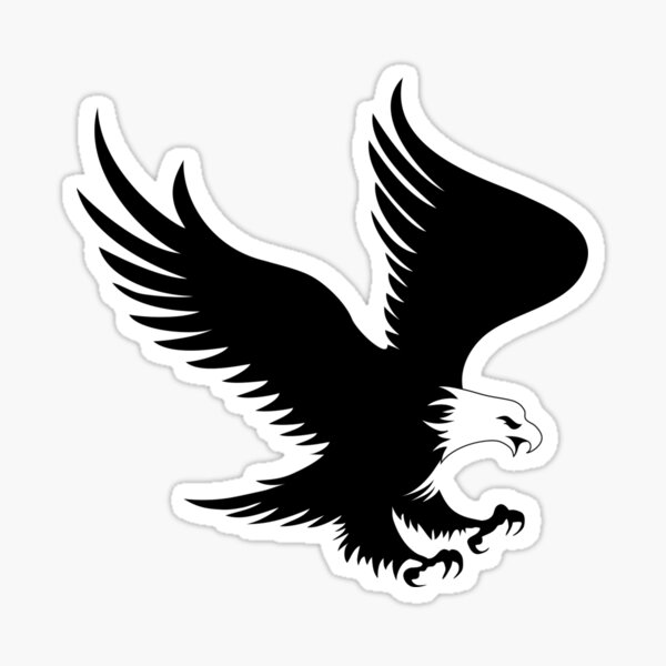 "Flying eagle" Sticker for Sale by Magnum-art | Redbubble
