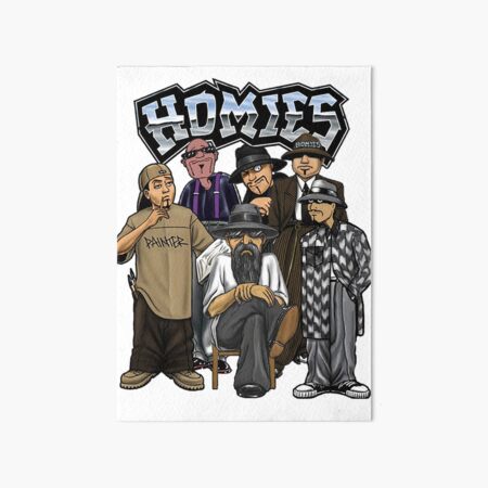 "Homies Lil Homies" Art Board Print for Sale by EnviousObjects2 | Redbubble