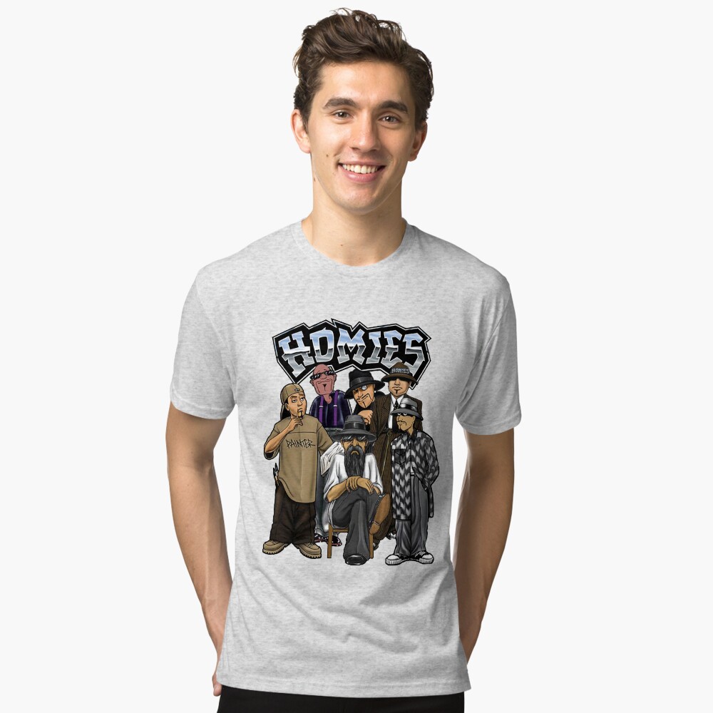 "Homies Lil Homies" Sticker for Sale by EnviousObjects2 | Redbubble