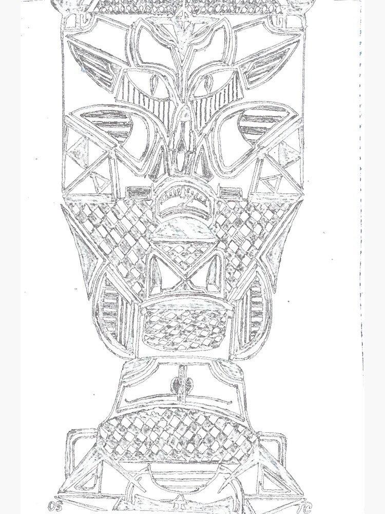 "The Evil Clown Two Frog Totem Pole" Poster for Sale by iammoore777 ...