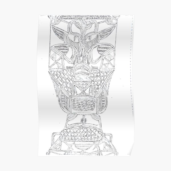 "The Evil Clown Two Frog Totem Pole" Poster for Sale by iammoore777 ...