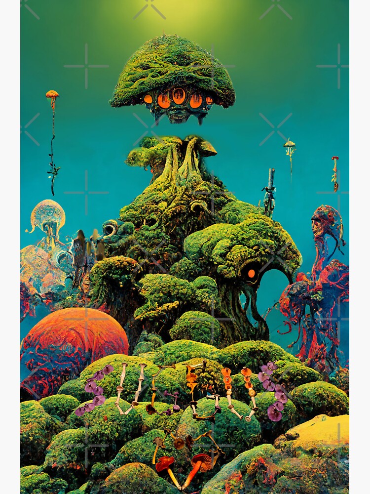 "SUGGUS Moss spaceship" Sticker for Sale by Umiblooms | Redbubble