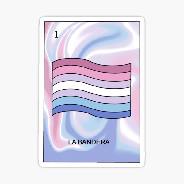"Bigender Loteria Card" Sticker for Sale by ThatNerdKneiva | Redbubble