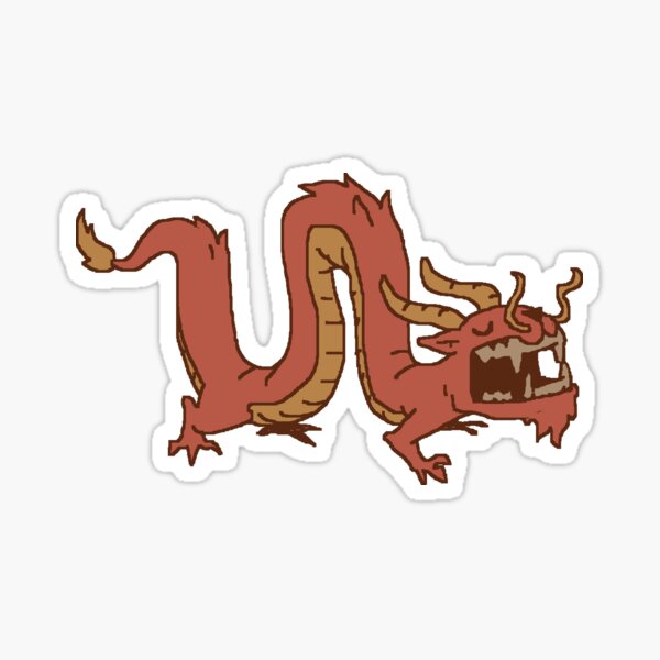 "Dragon" Sticker for Sale by LeCapp | Redbubble