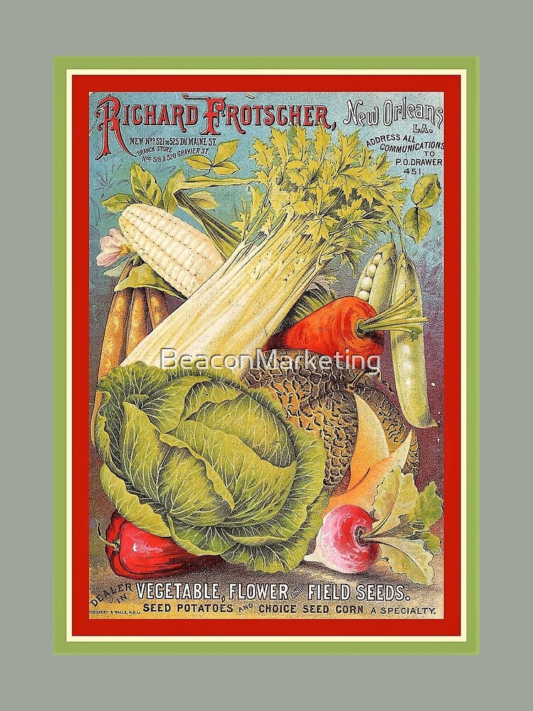 Vintage Vegetable Seed Packets