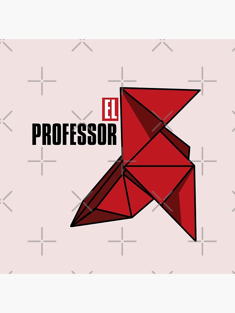 "El professor paper origami- la casa de papel" Poster for Sale by ...