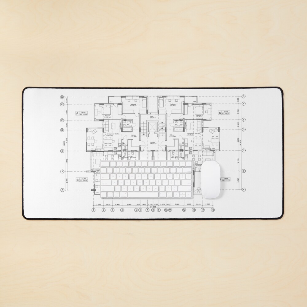 "Detailed architectural one story private house blueprints and drawings ...