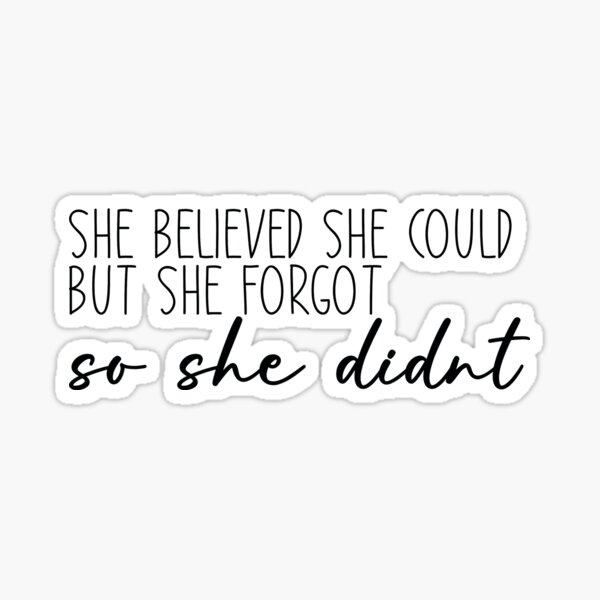 "ADHD-Inspired Typography: She Believed She Could, But She Forgot, So ...