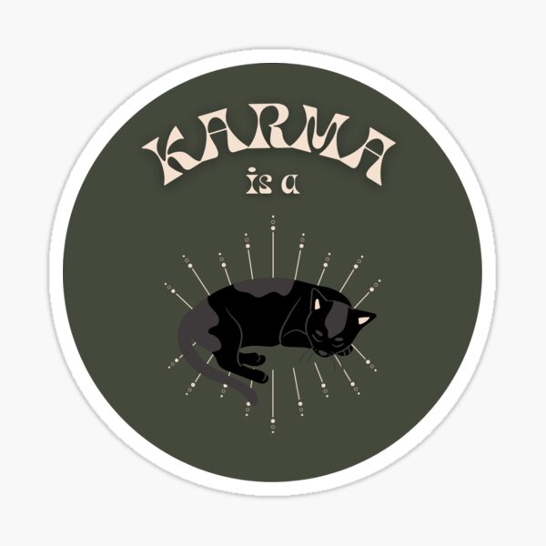 "karma 3" Sticker for Sale by avaweb | Redbubble