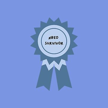 "NBEO Survivor optometry Award Funny" Sticker for Sale by Crafty ...