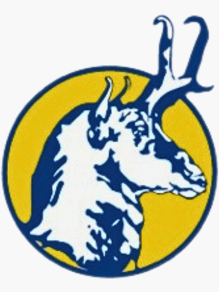 "University Of Lethbridge Pronghorns Retro Logo" Sticker for Sale by ...