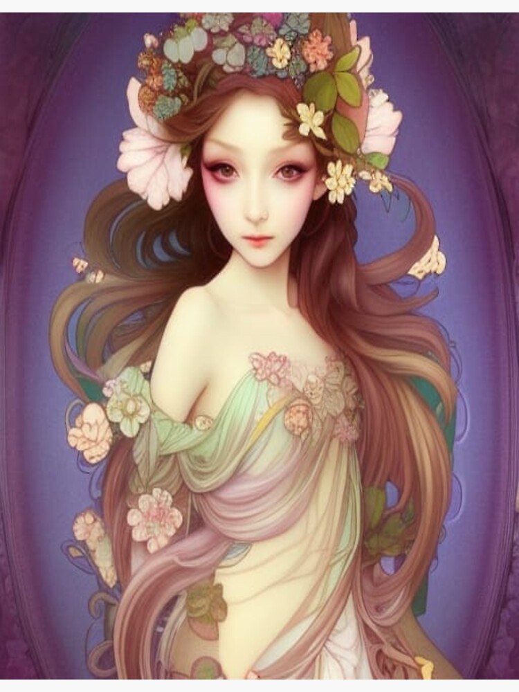 "Spring Goddess" Sticker for Sale by AIArtizt | Redbubble